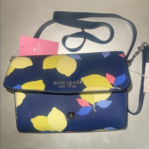 kate spade | Bags | Kate Spade Navy Lemon Crossbody Bag | Poshmark